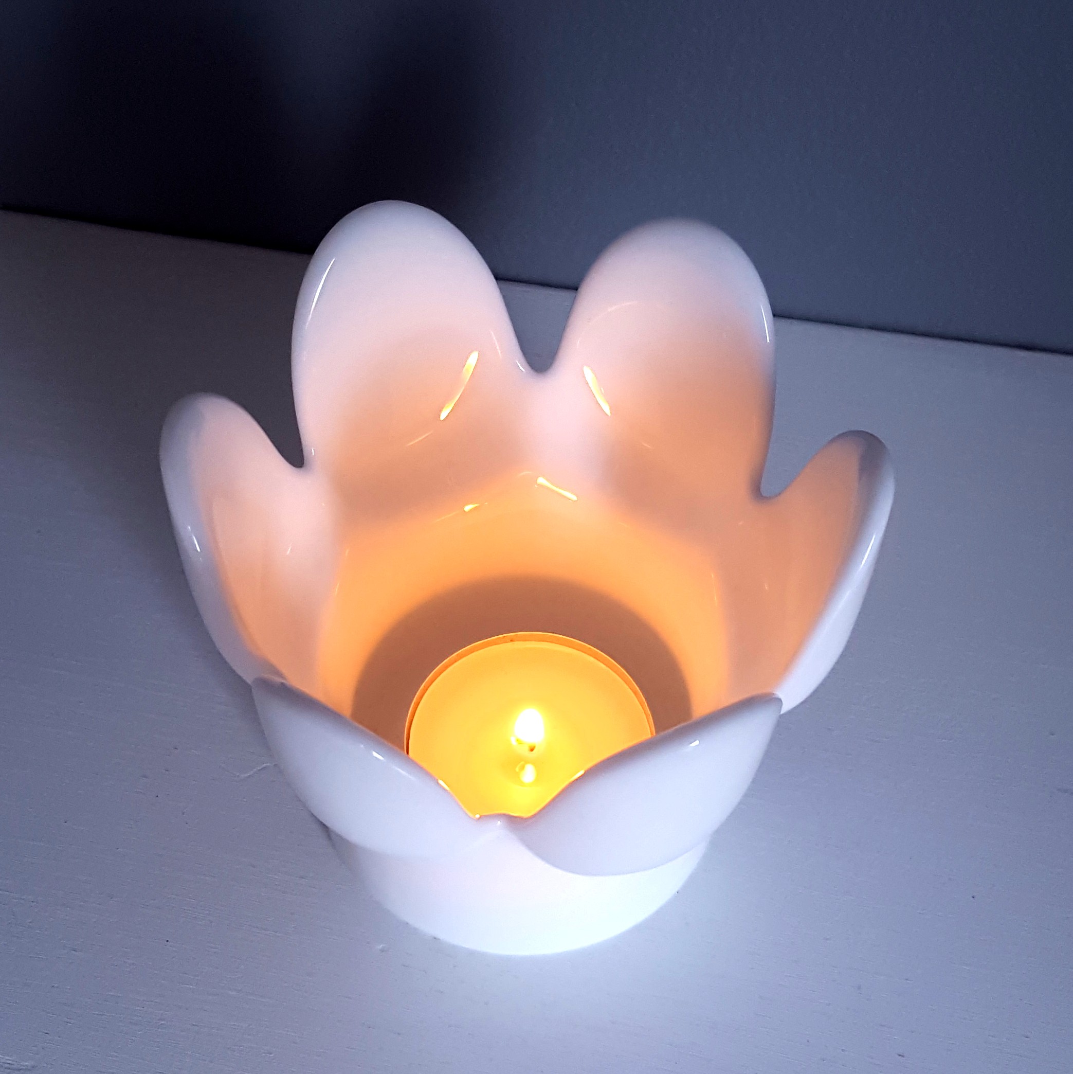 Ljuslykta - Vit - Royal Krona - Bo Borgström - 70-Tal - Retrolivet