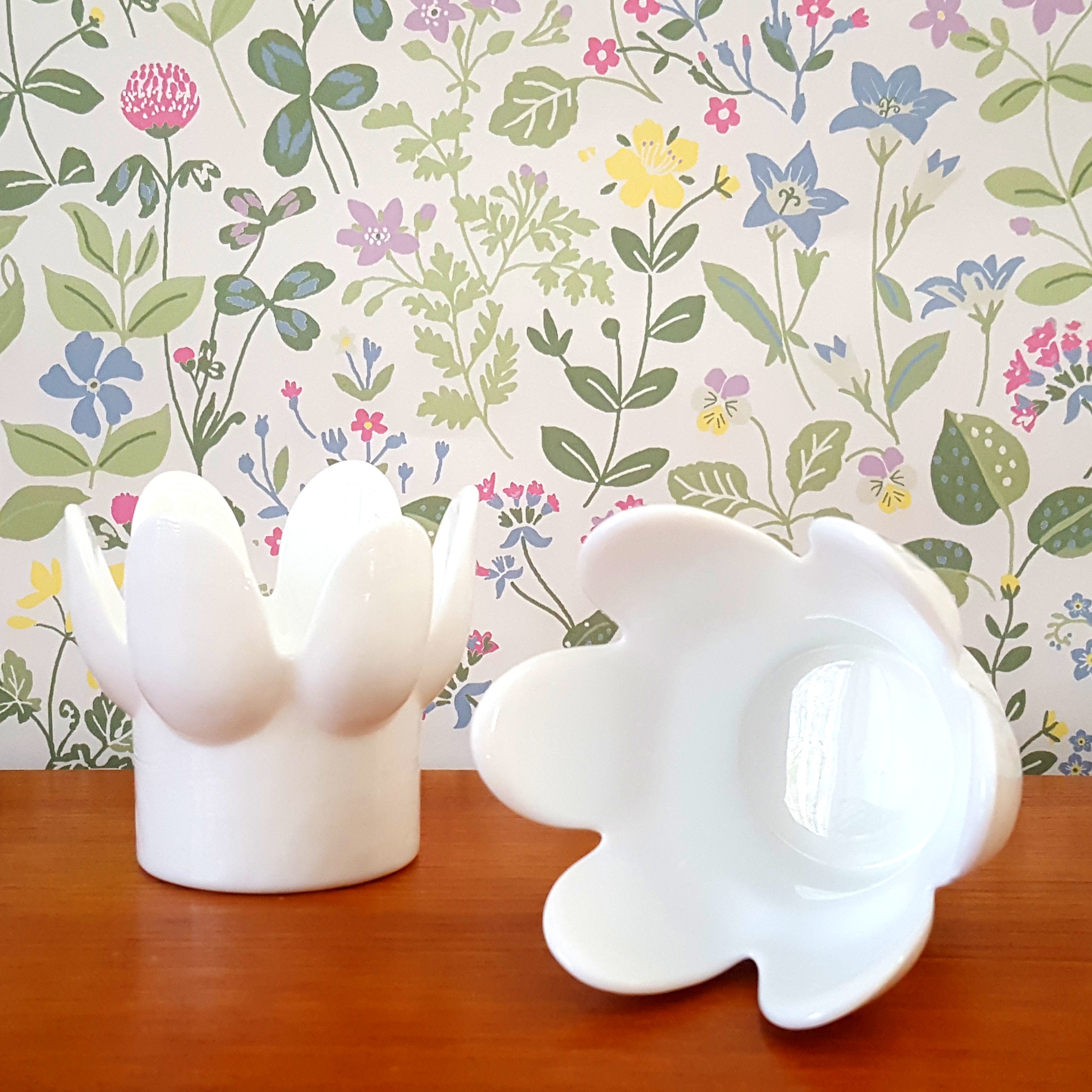 Ljuslykta - Vit - Royal Krona - Bo Borgström - 70-Tal - Retrolivet