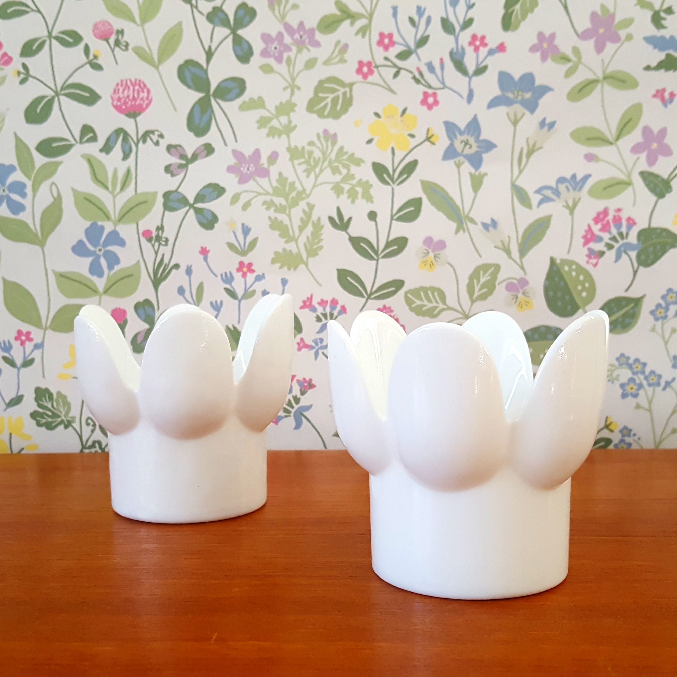 Ljuslykta - Vit - Royal Krona - Bo Borgström - 70-Tal - Retrolivet