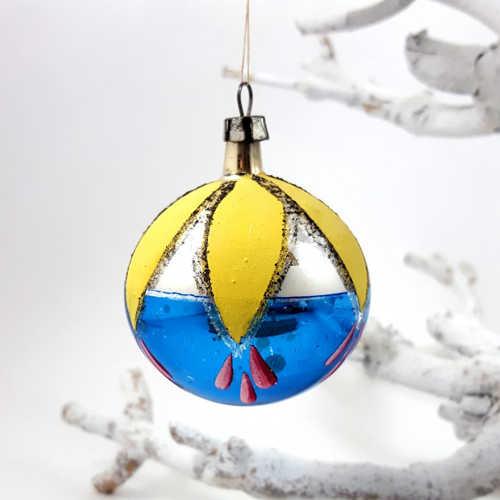 Julkula - Flerfärgad - Glas - Vintage Julpynt - Retrolivet