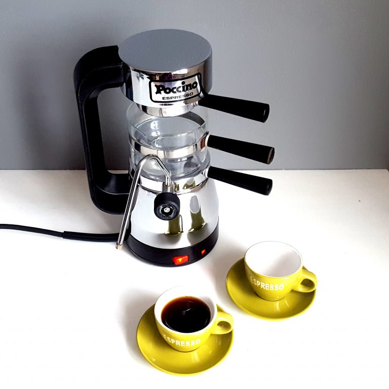 Espressomaskin - Poccino Espresso - Italiensk Stil - 70-Talet - Retrolivet