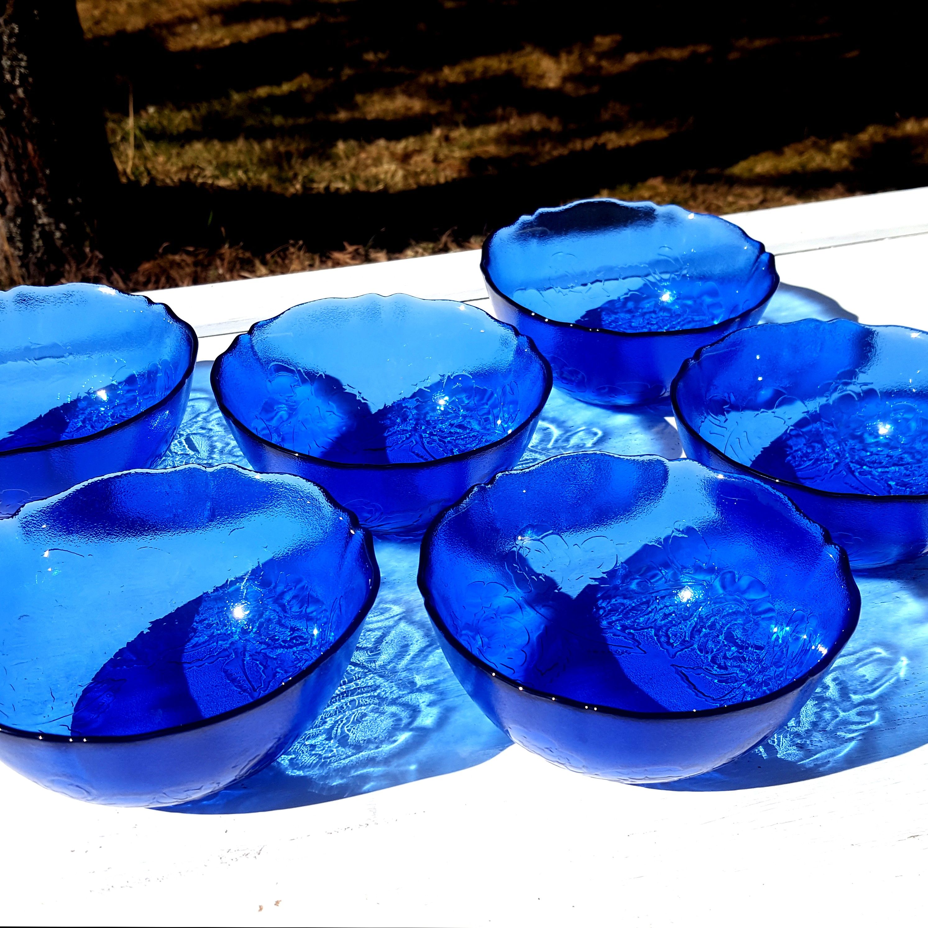 Dessertskålar - Rosa Blue - Arcoroc France - Retrolivet