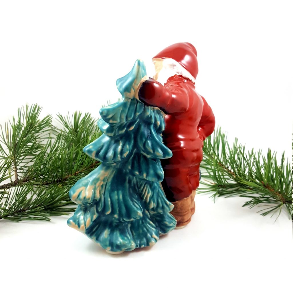 Tomte Med Gran - Jul - Jie Gantofta - Ewa jarenskog - Retrolivet