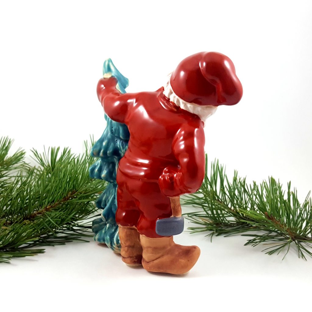 Tomte Med Gran - Jul - Jie Gantofta - Ewa jarenskog - Retrolivet