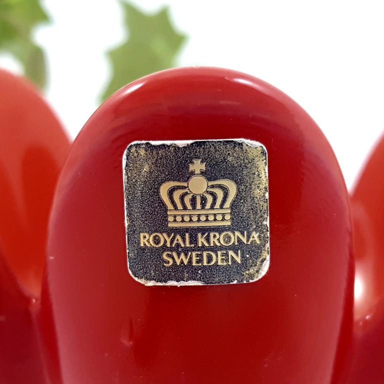 Ljuslykta - Röd - Royal Krona - Bo Borgström - 70-Tal - Retrolivet