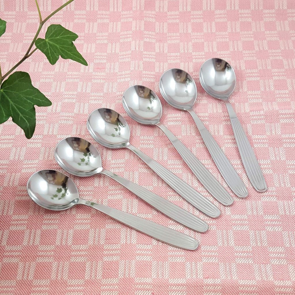 Dessertskedar - 6-Del - Scandia * Ideal - Hackman Finland - Kaj Franck ...