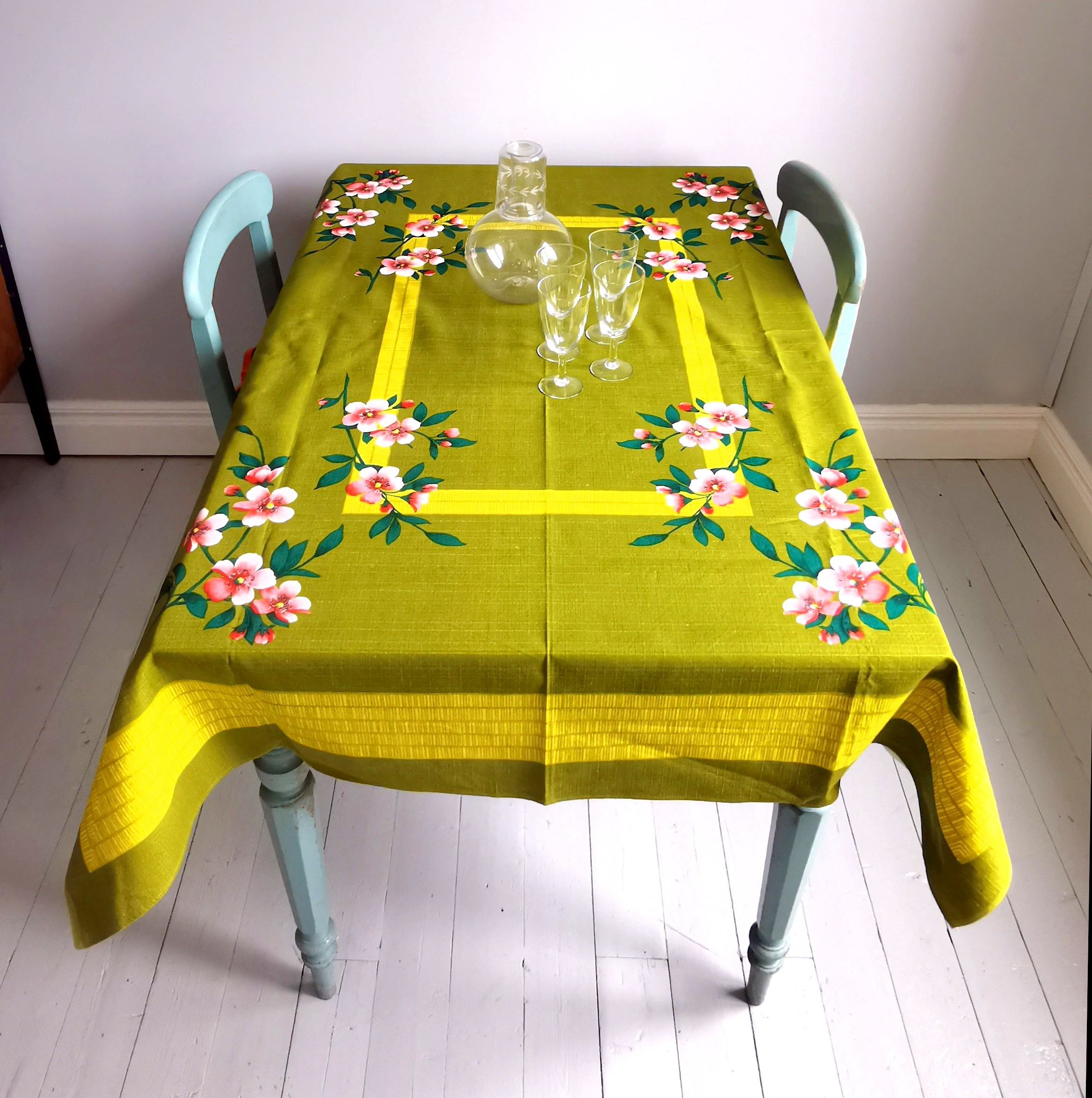 Bordsduk - Blommig - Rektangulär - Vintage - Retrolivet