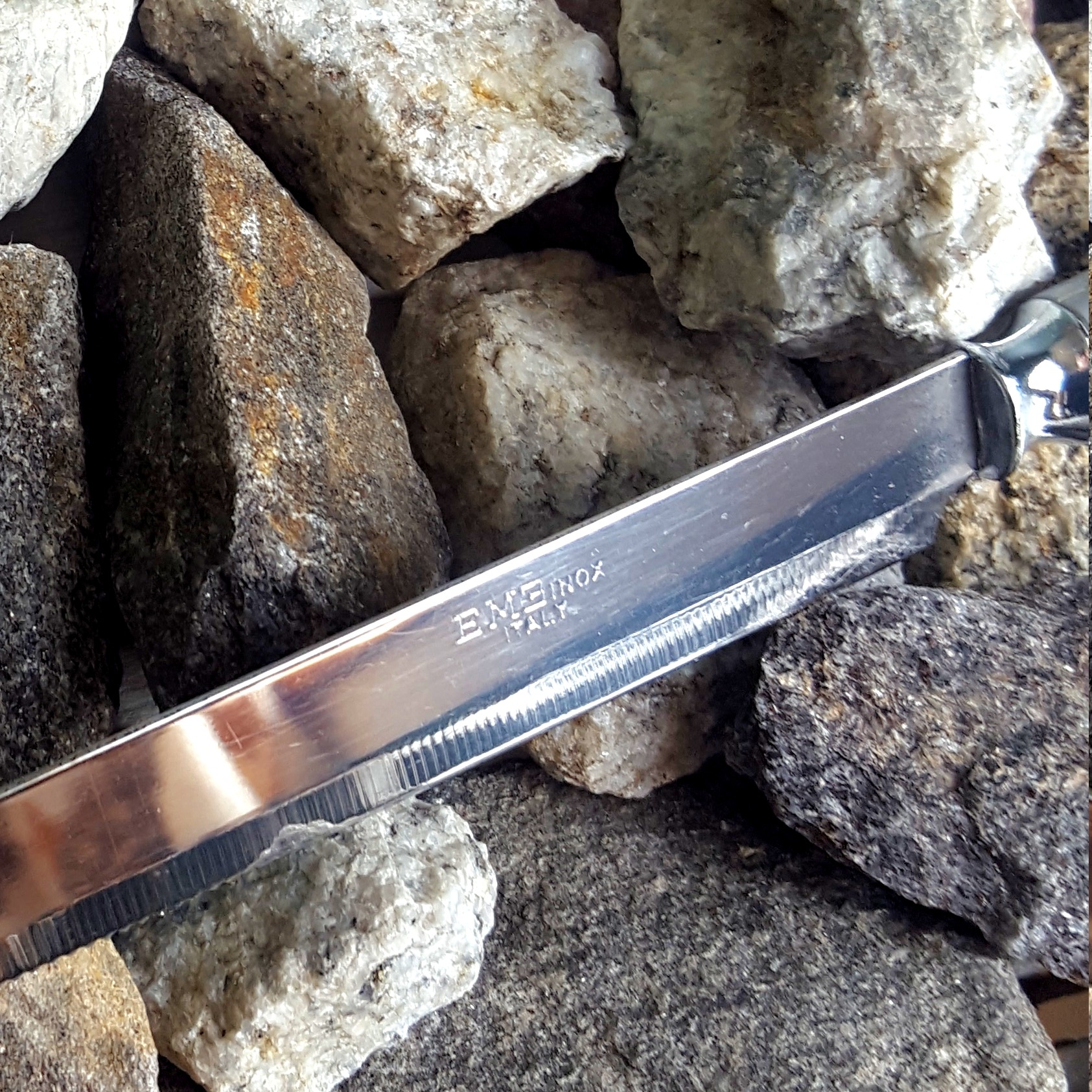 Bestick - 16-Del - Grå - EMA - Inox Italy - Retrolivet