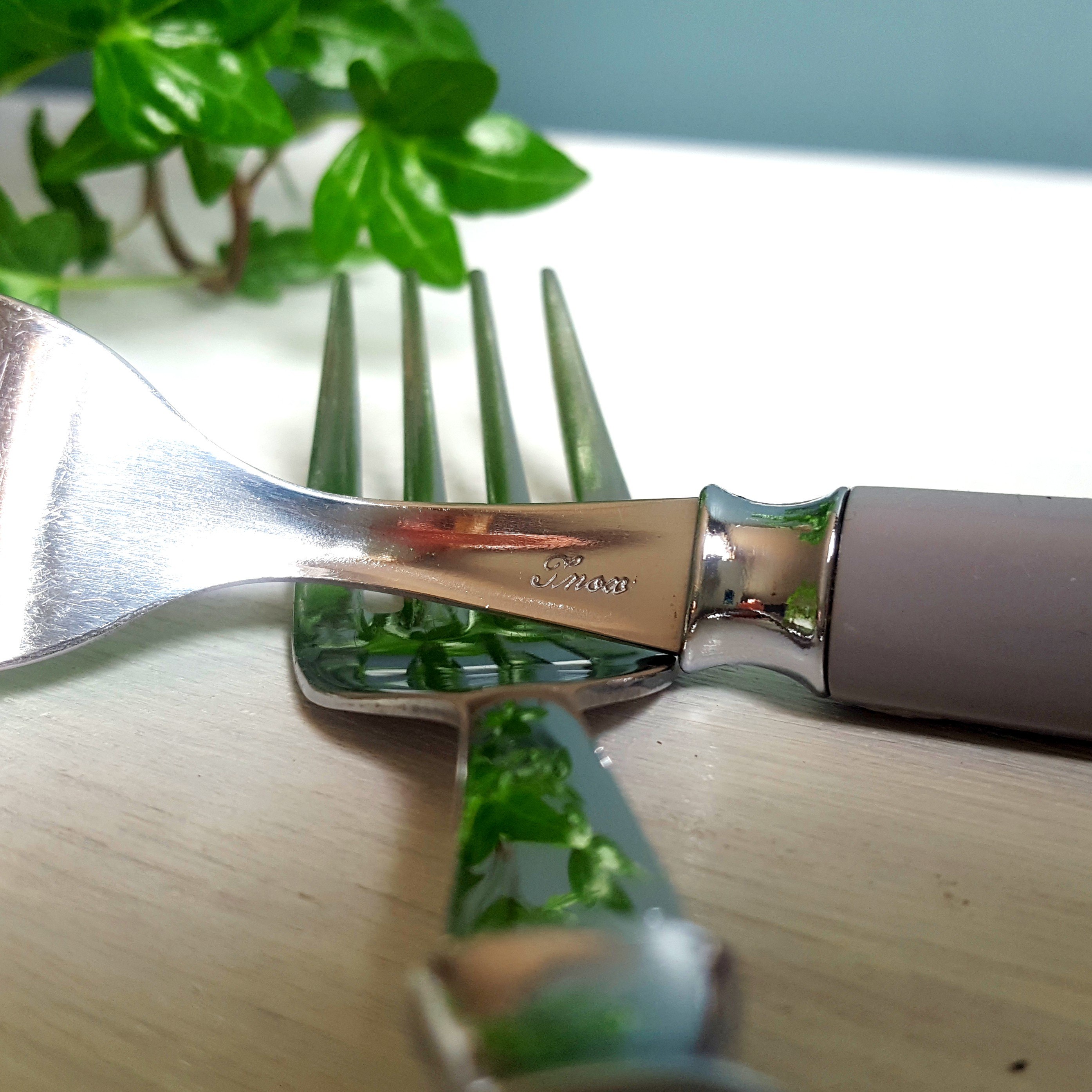 Bestick - 16-Del - Grå - EMA - Inox Italy - Retrolivet